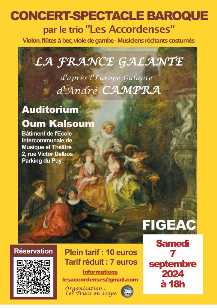 Concert/spectacle Baroque par le Trio "Les accordenses" - Ville de Figeac